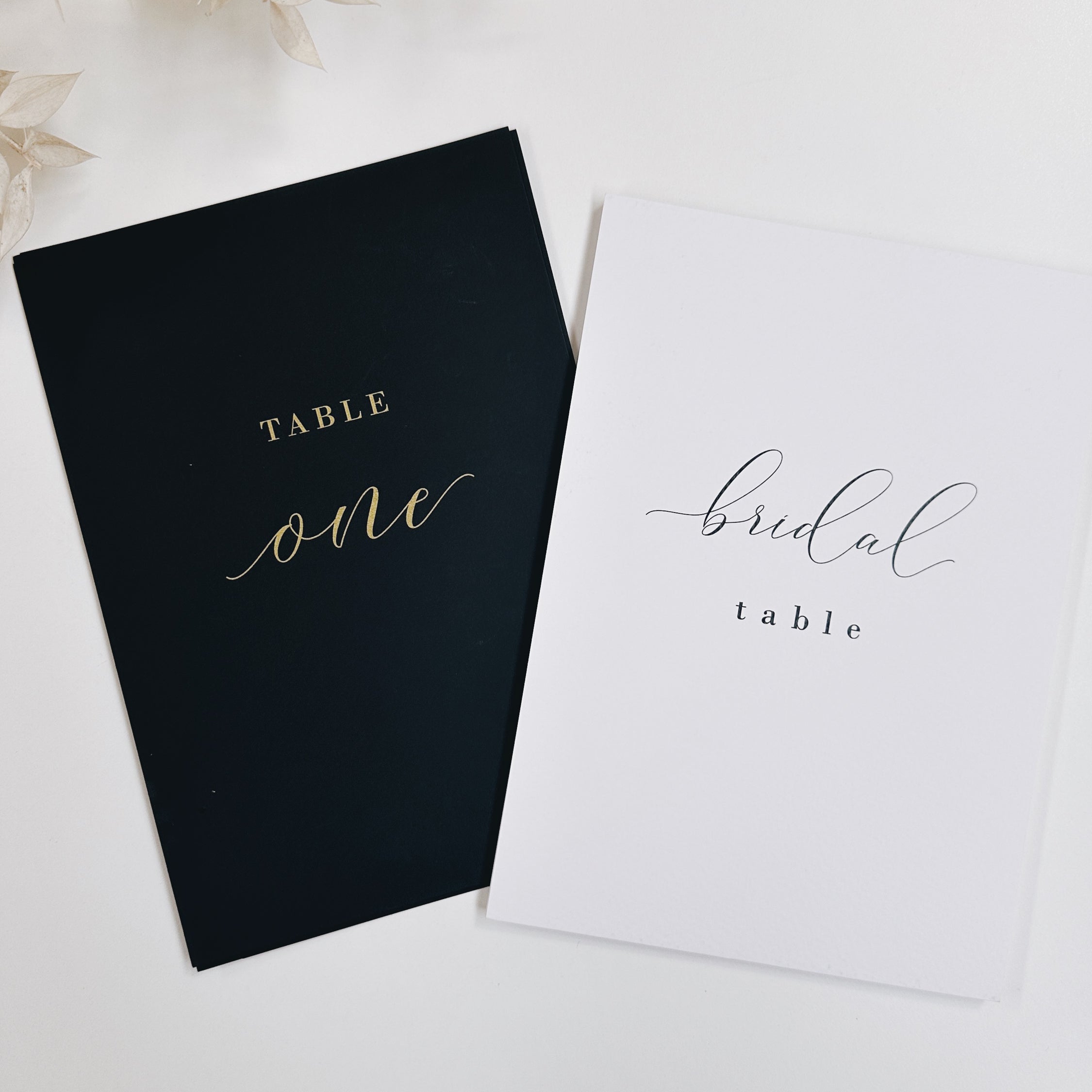 Assorted Pre-Made Table Number Sets - Luna *clearance* – Sea and Paper ...