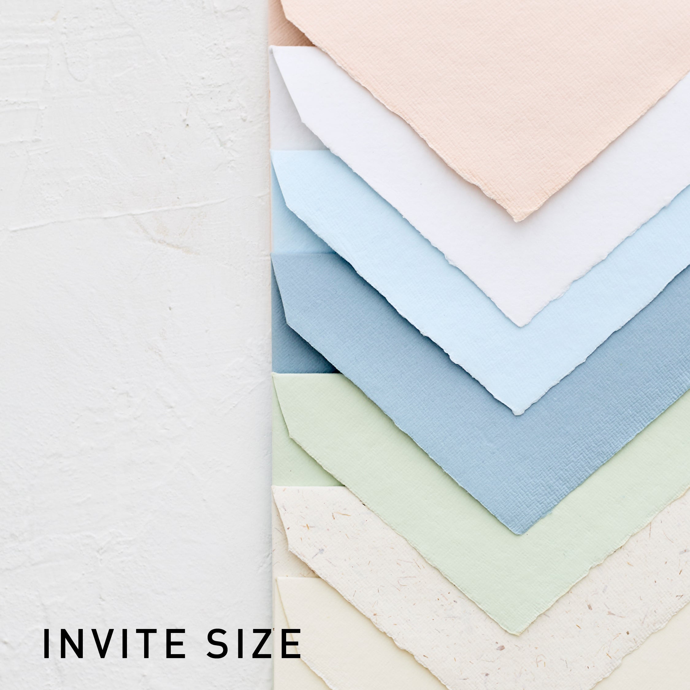 Handmade Paper Envelopes - Invitation Size – Sea and Paper Creative Studio