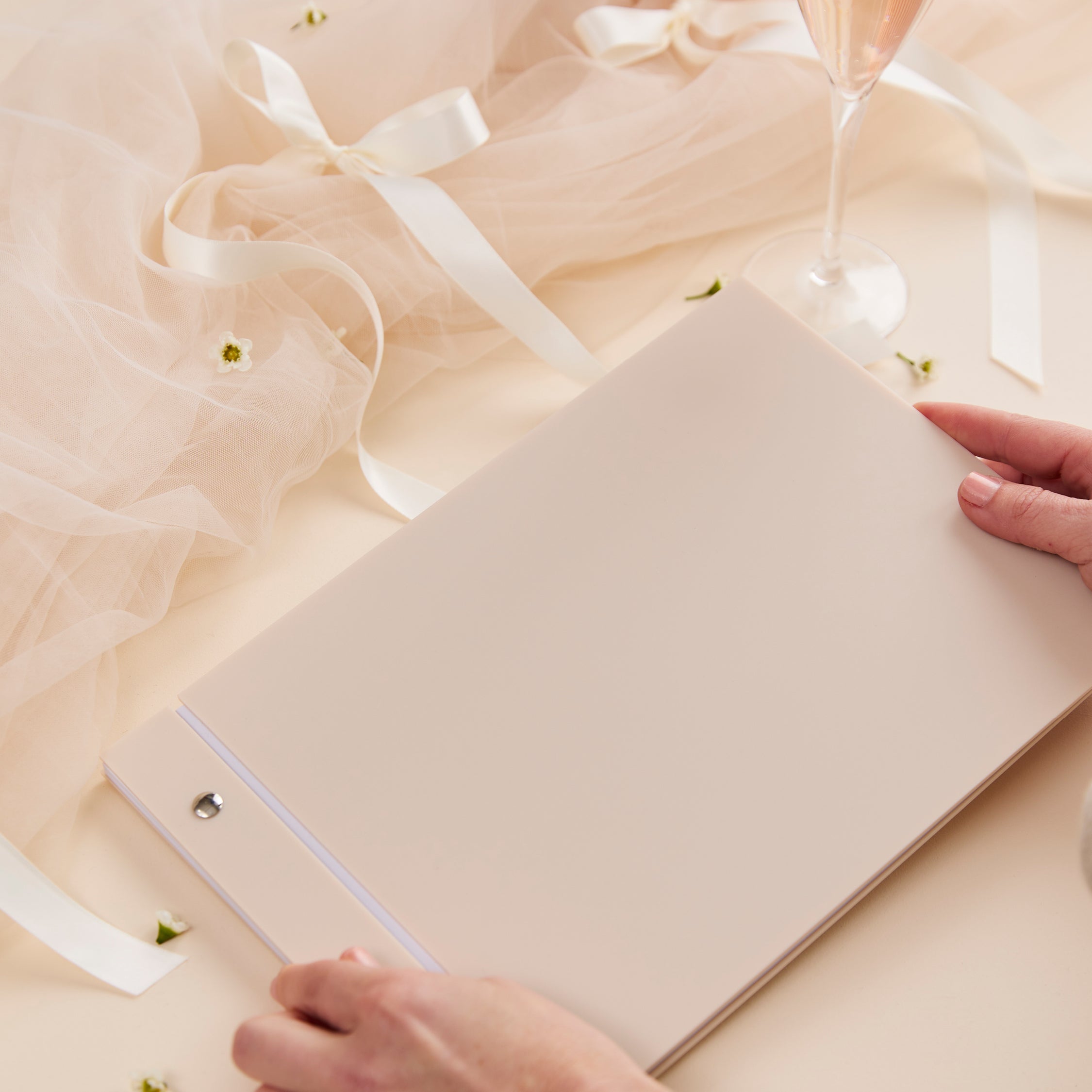 Large Custom Acrylic Guestbook – Sea and Paper Creative Studio