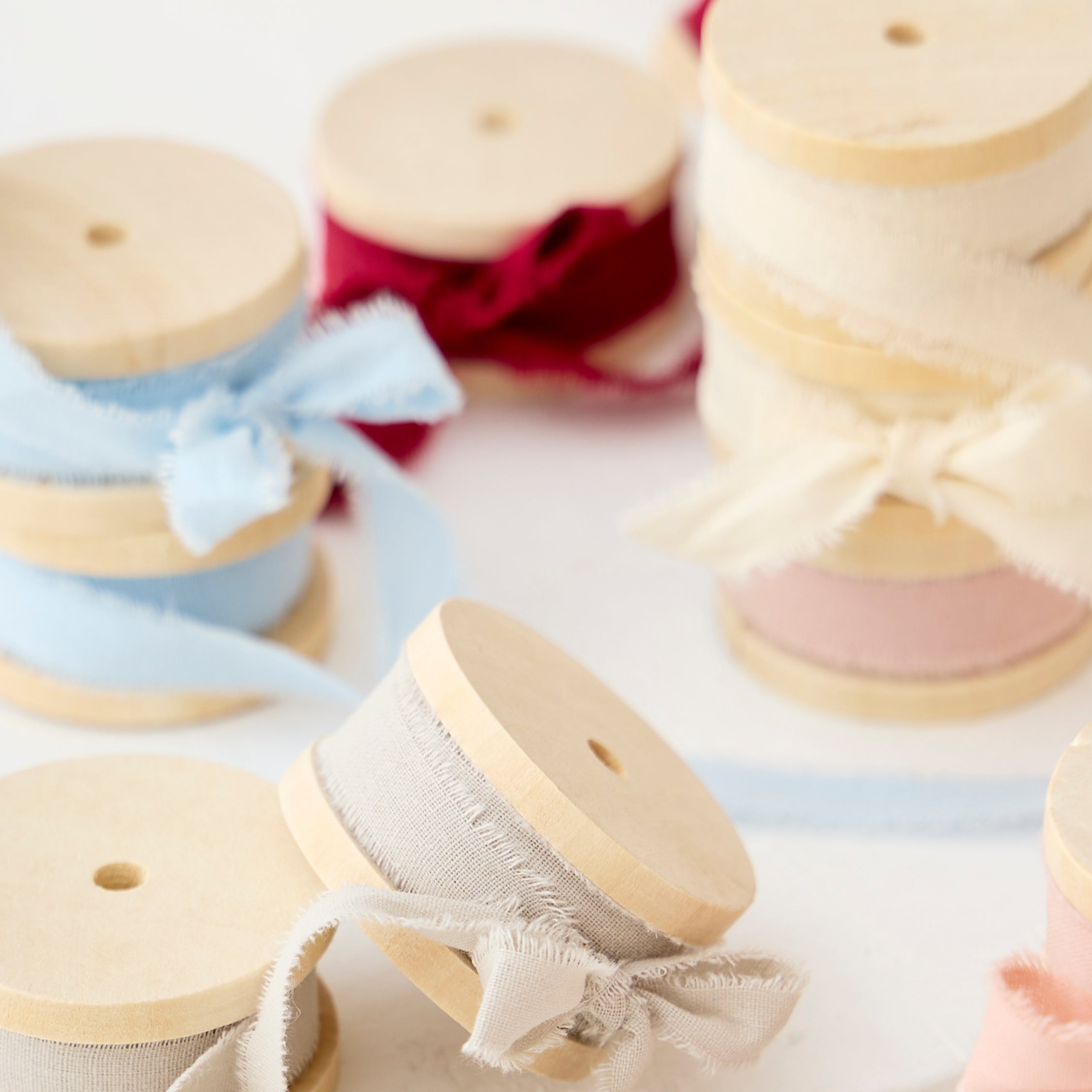 Linen Ribbon Roll - Ivory – Sea and Paper Creative Studio