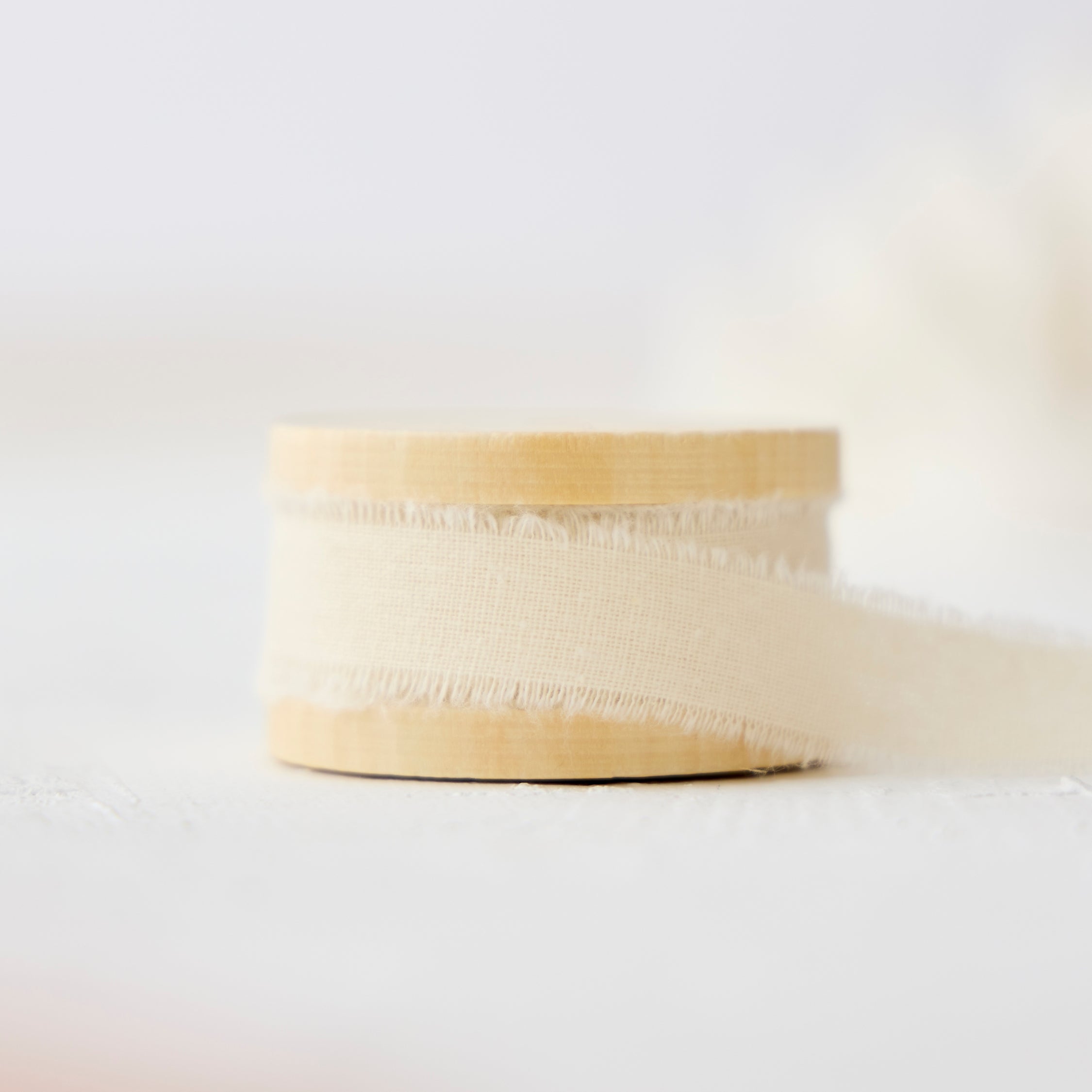 Linen Ribbon Roll - Ivory – Sea and Paper Creative Studio