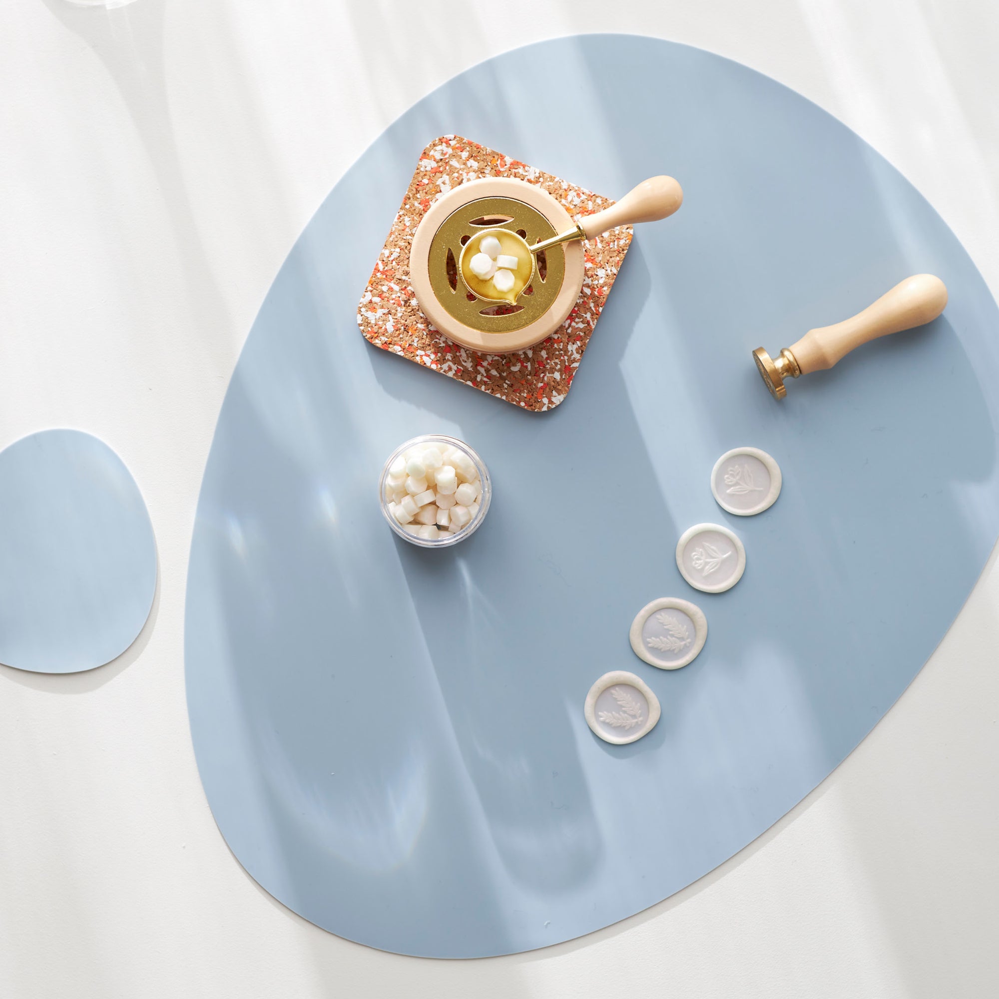 Large Wax Seal Makers Mat - Blue