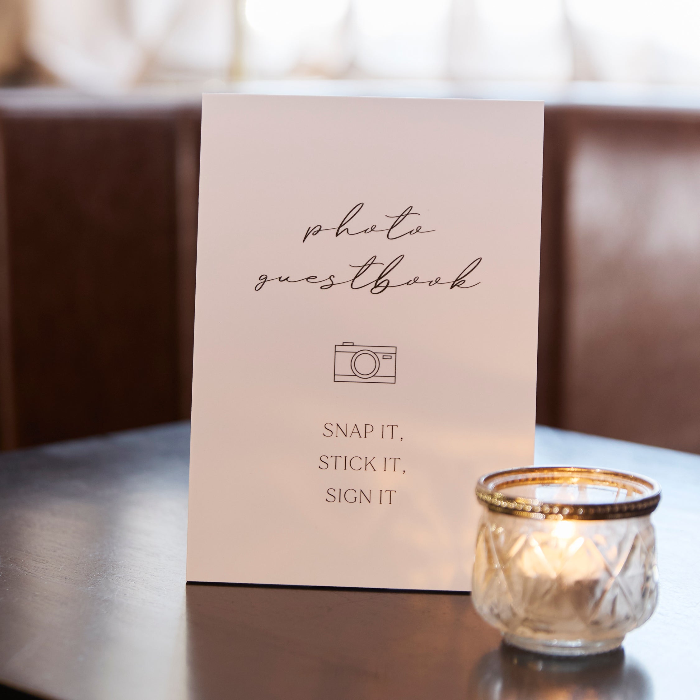 Ready-Made Photo Guestbook Sign – Sea and Paper Creative Studio