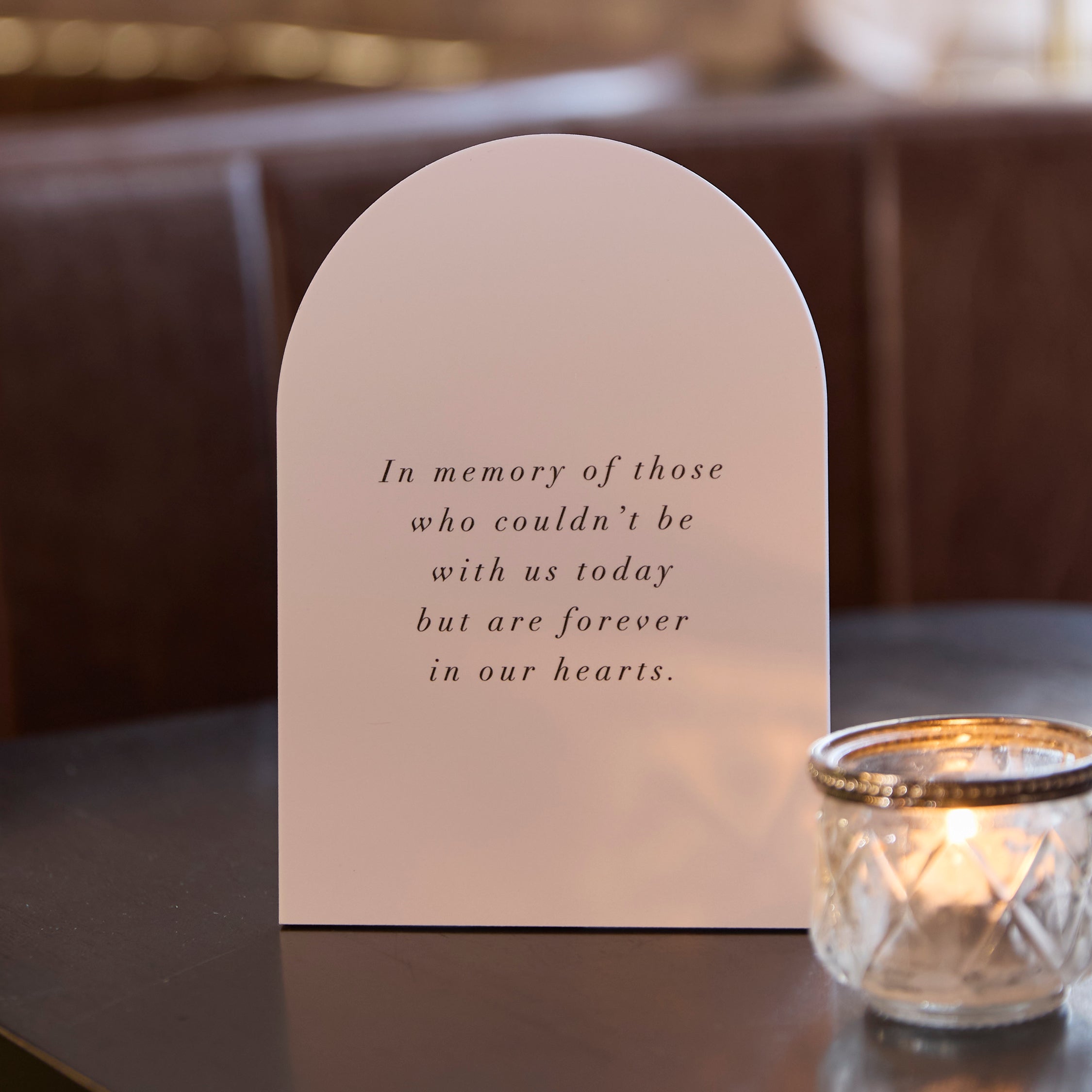 Ready-Made In Loving Memory Sign – Sea and Paper Creative Studio