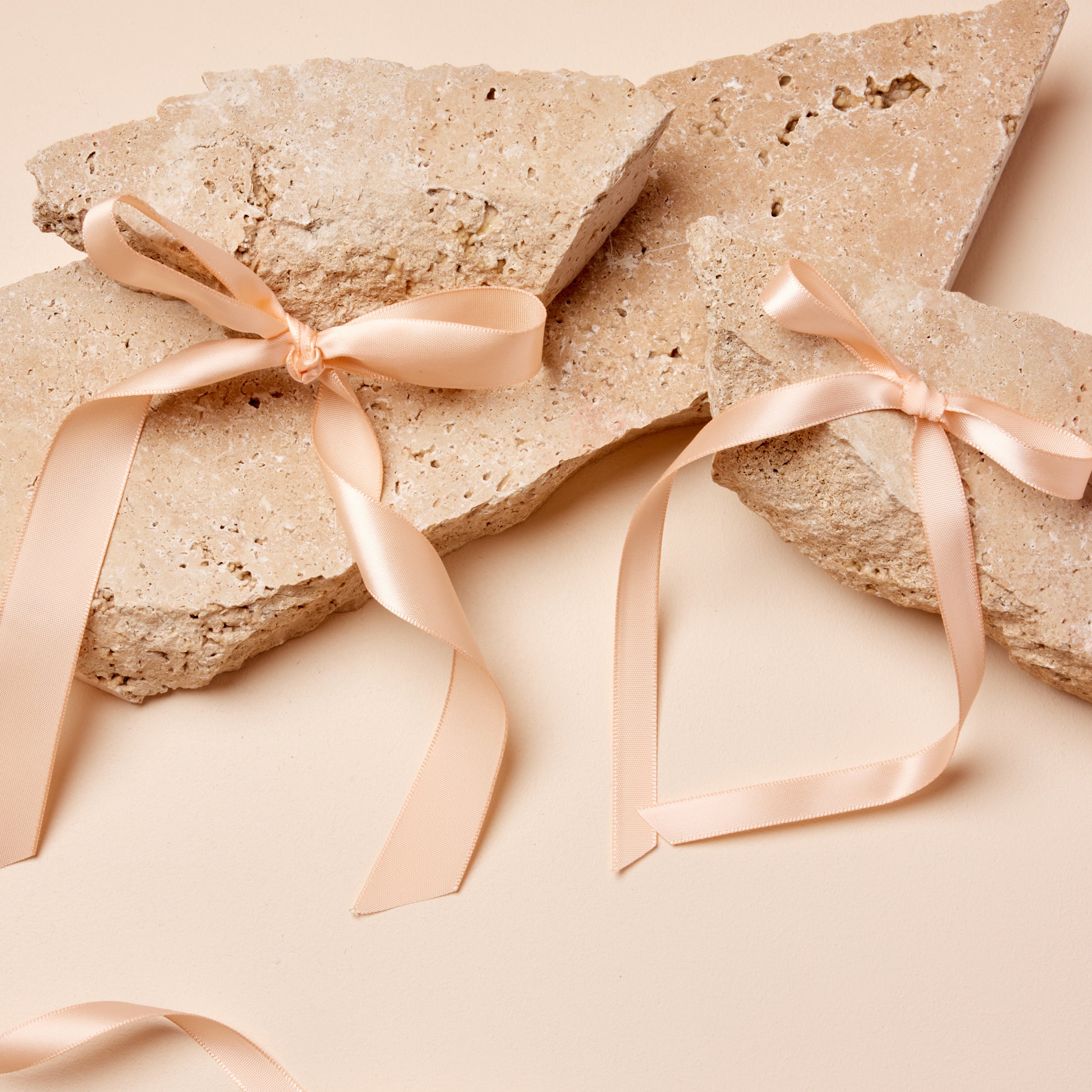 Satin Ribbon Roll - Apricot – Sea and Paper Creative Studio