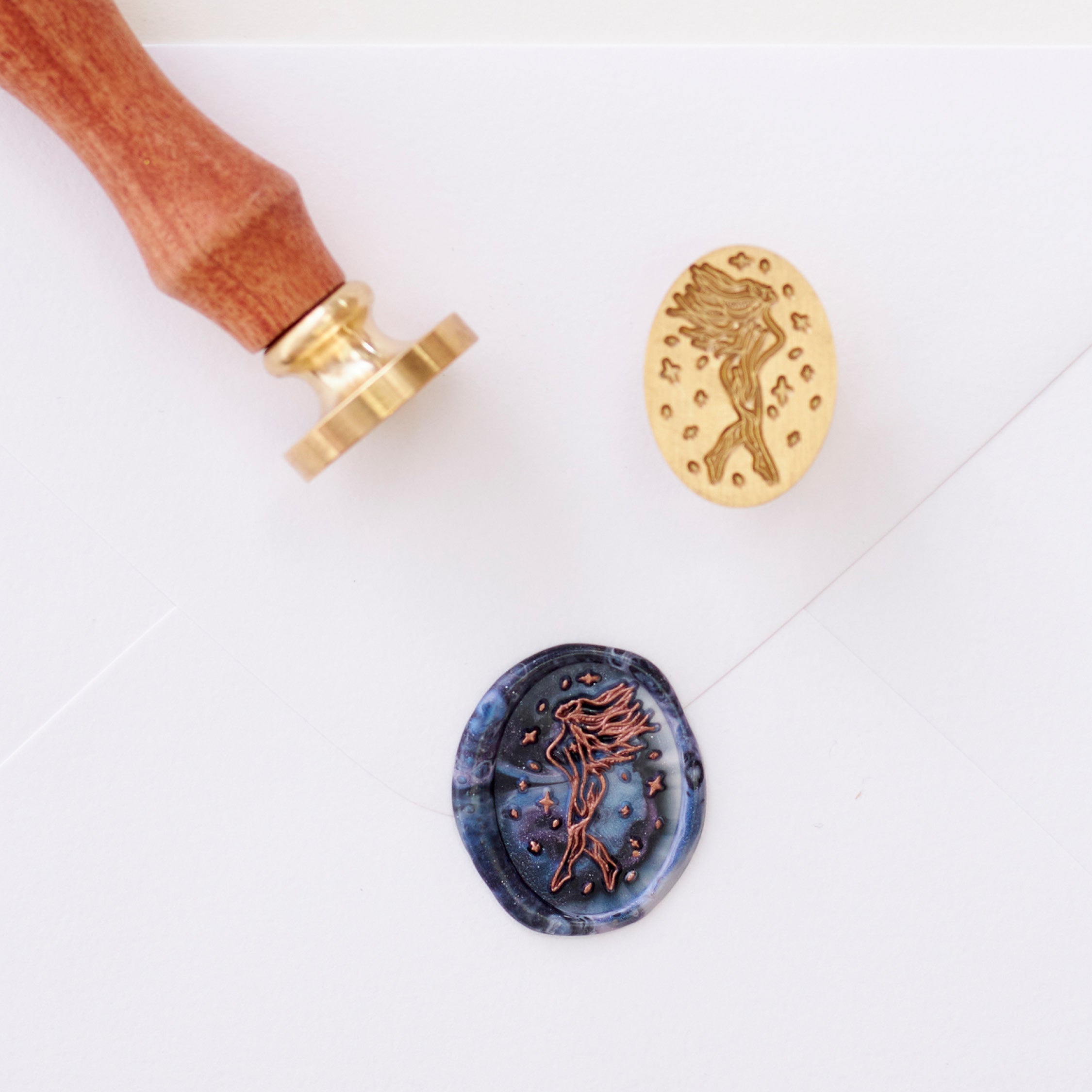 Wax Seal Stamp - Goddess Oval – Sea and Paper Creative Studio