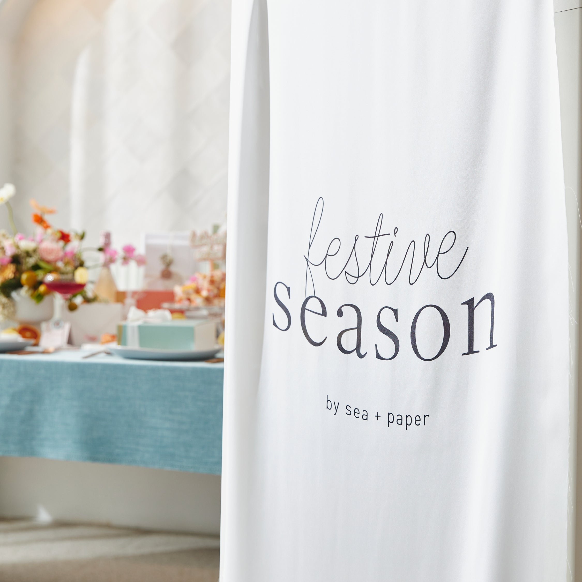 Fabric Signage – Sea and Paper Creative Studio