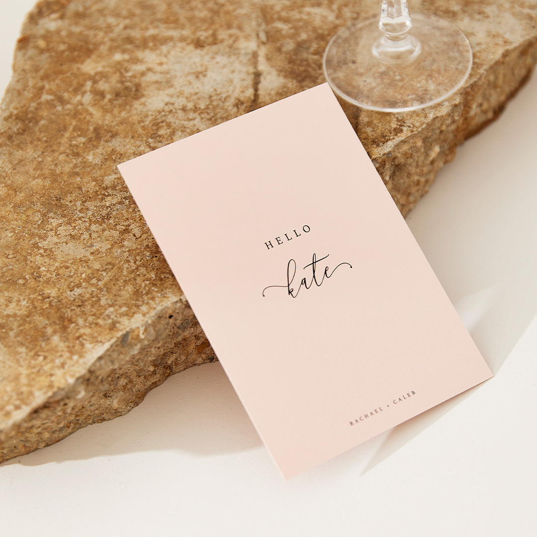 A6 Printed Menus – Sea and Paper Creative Studio