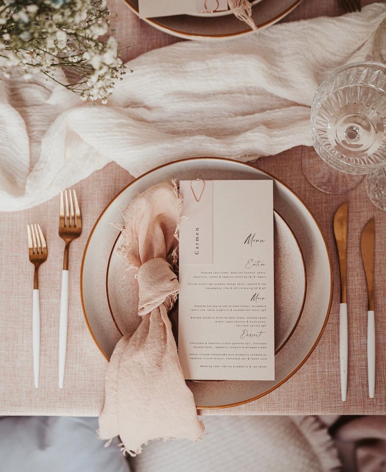 Printed Menus & Place Card Set – Sea and Paper Creative Studio