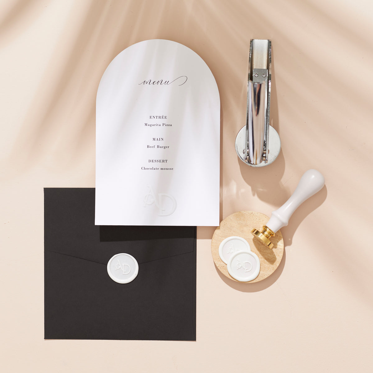 Custom Wax Seal and Embossing Stamp Impression Bundle