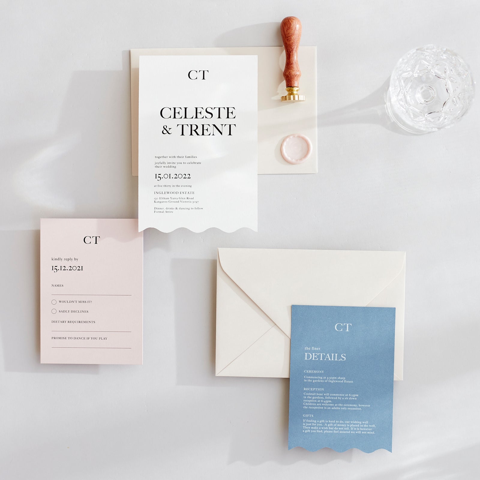 How to say cash only on wedding invitation | Honestweddingadvice.com