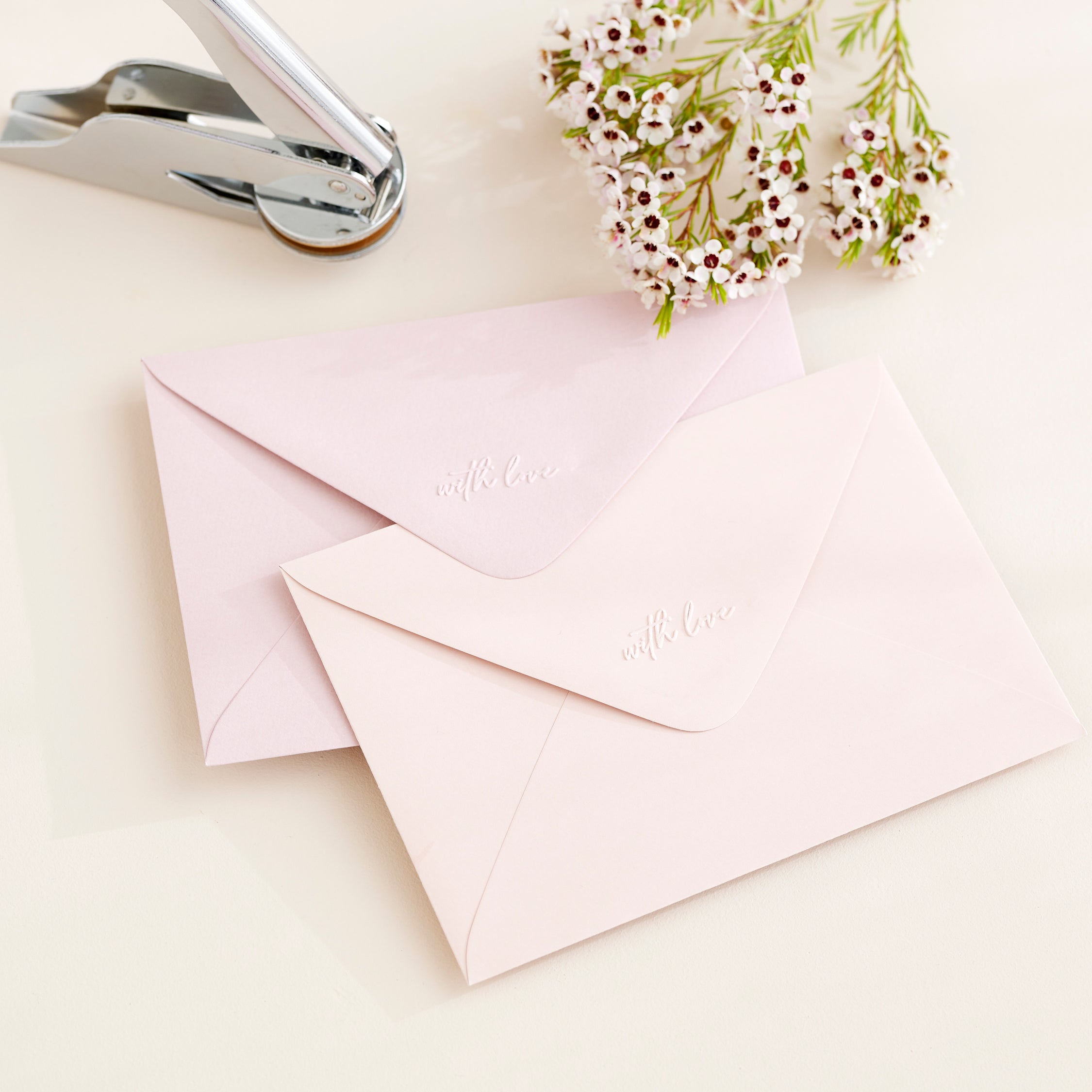 Embossing Stamp - With Love – Sea and Paper Creative Studio