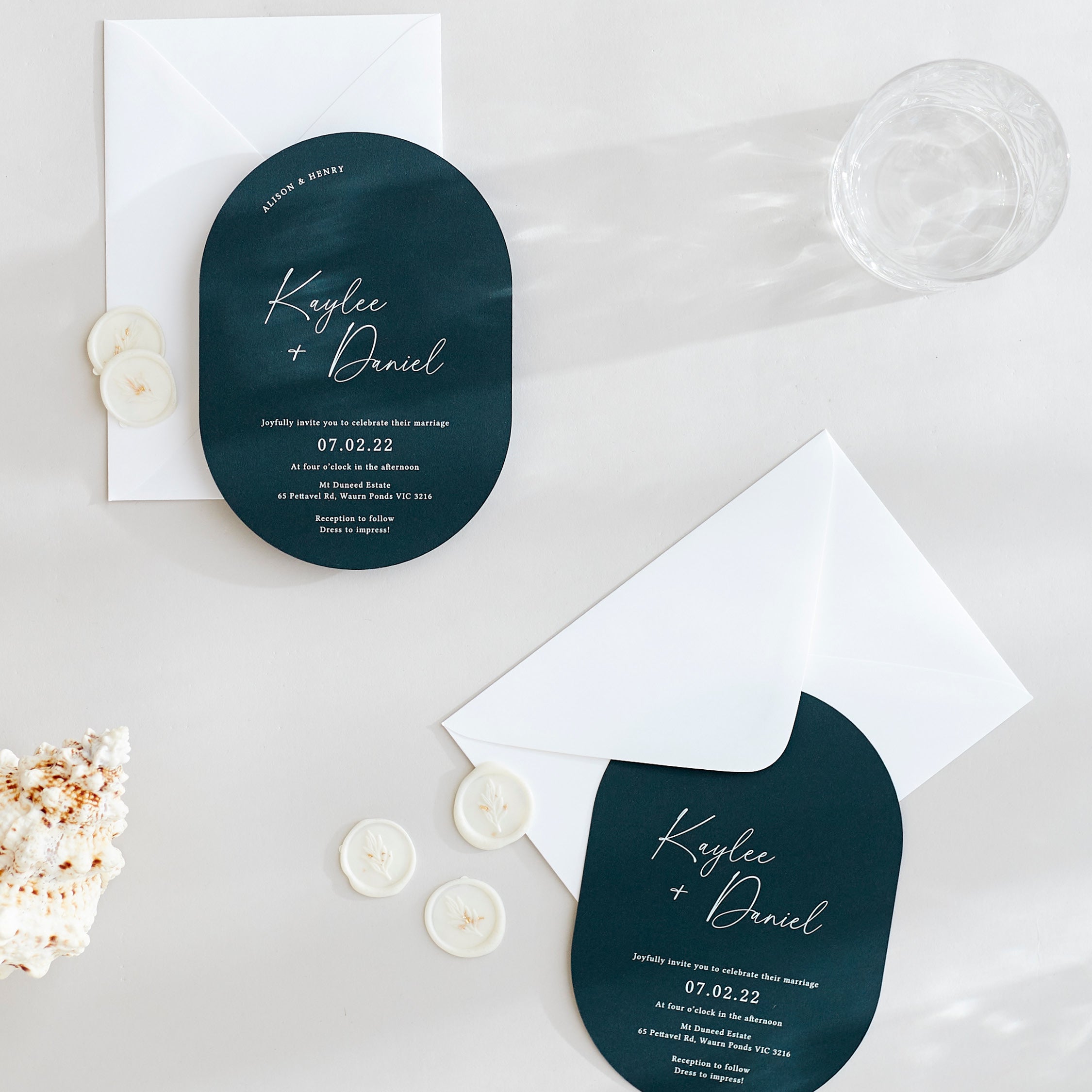 Double Infinity Wedding Invitations