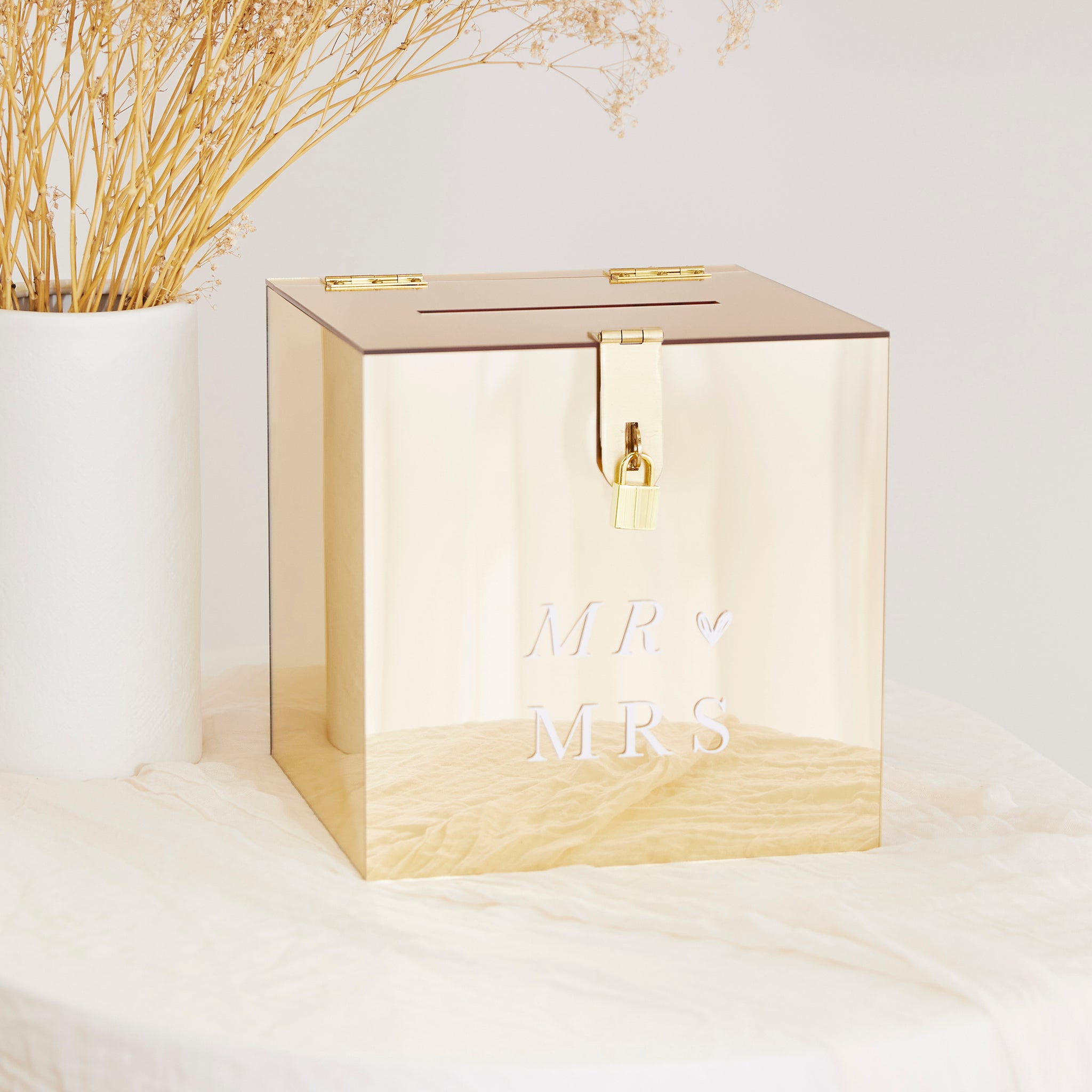Acrylic Wishing Well - Mirror Gold