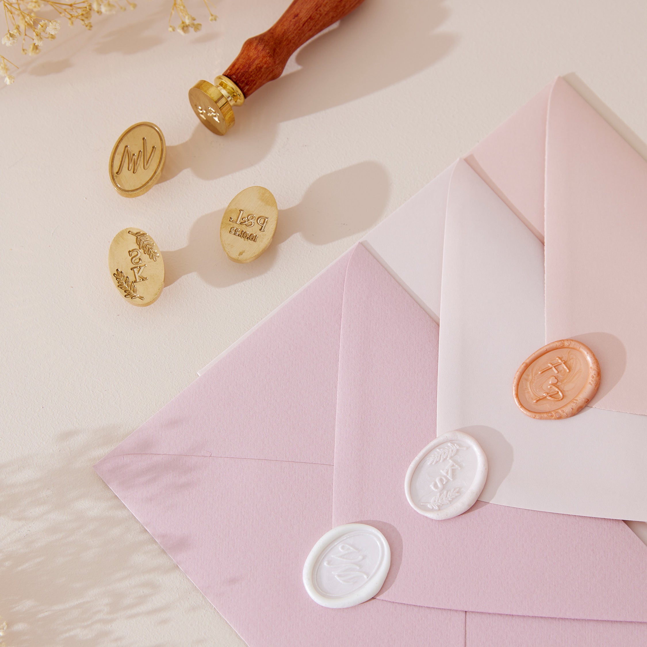Oval - Custom Wax Seal Stamp – Sea and Paper Creative Studio