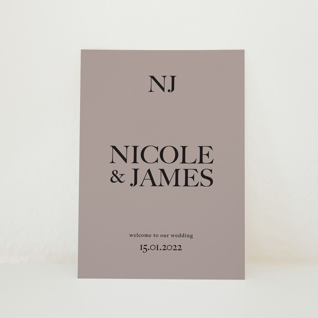 Devotion - Welcome Sign – Sea and Paper Creative Studio